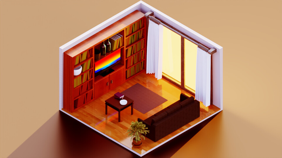 ArtStation - Isometric Room 2