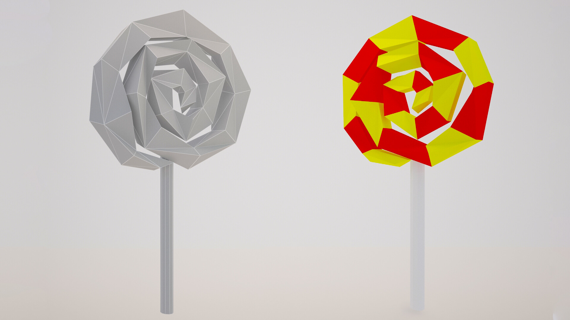 ArtStation - Low poly candy