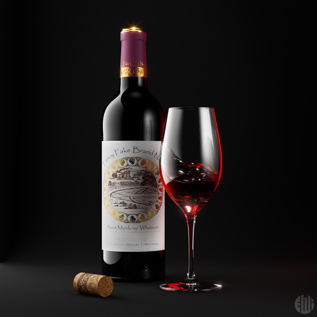 ArtStation - 3D Wavy Wine