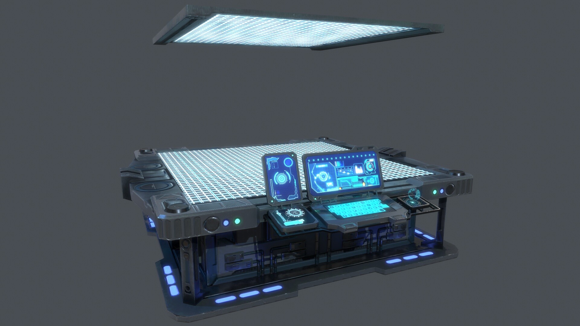 ArtStation - Sci-fi Hologram Table