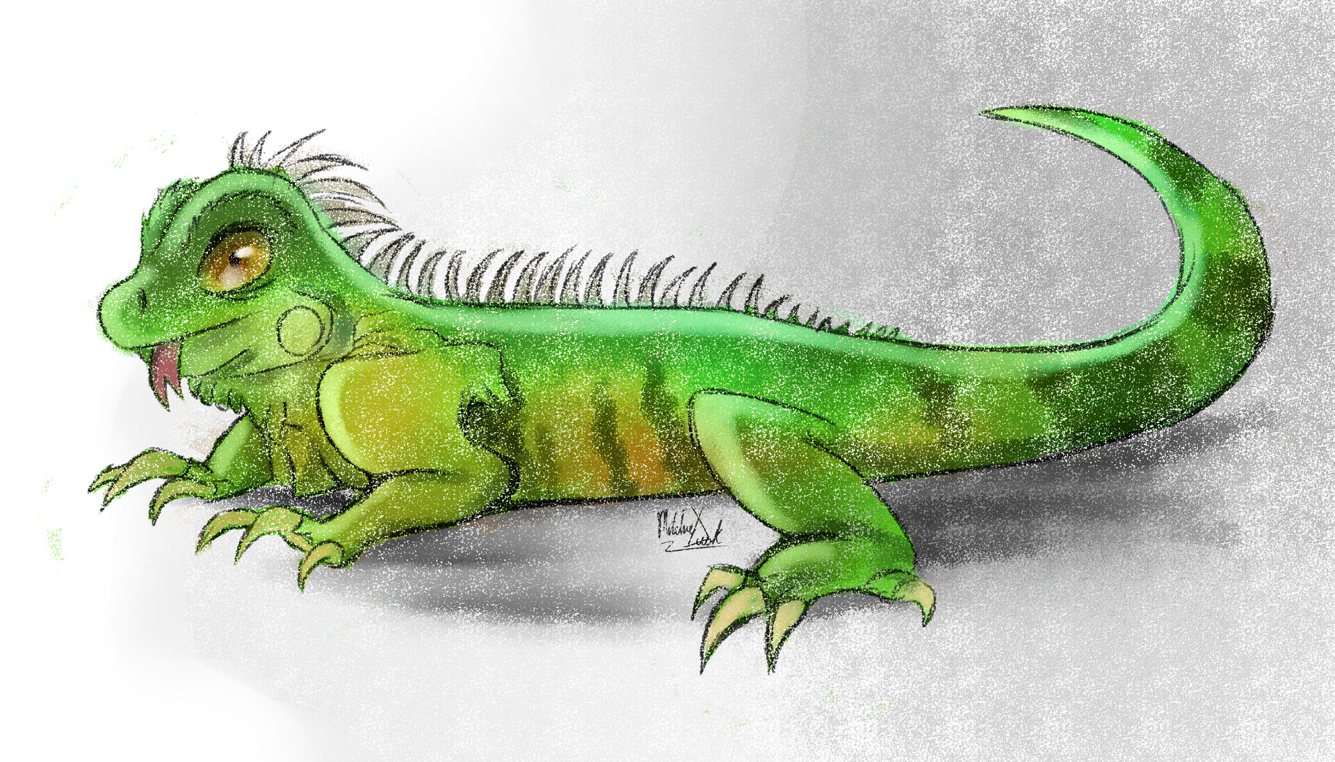 ArtStation - [STUDY] Iguana