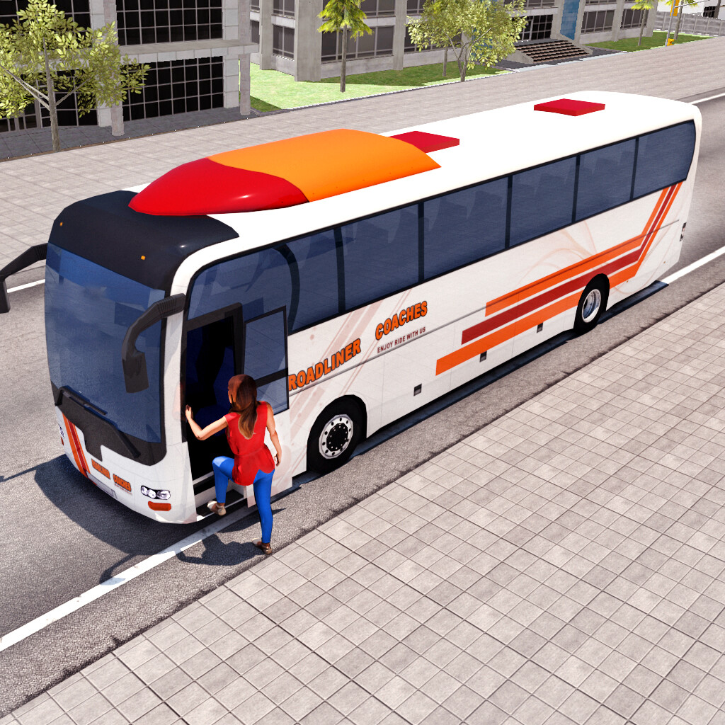 ArtStation - Bus Simulator Game Icon
