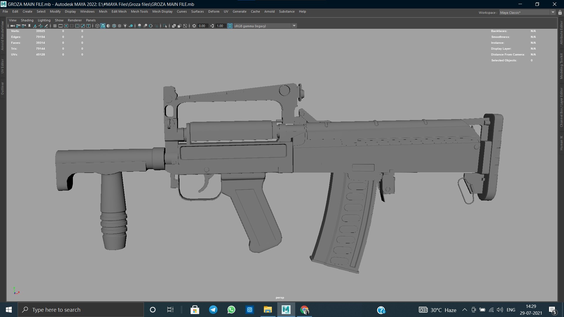 how to draw groza gun