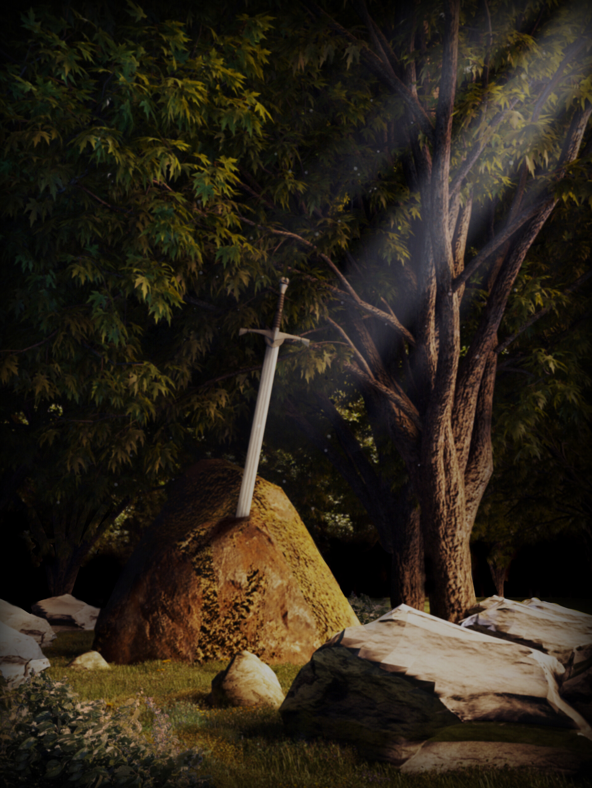 ArtStation - Sword in the Stone