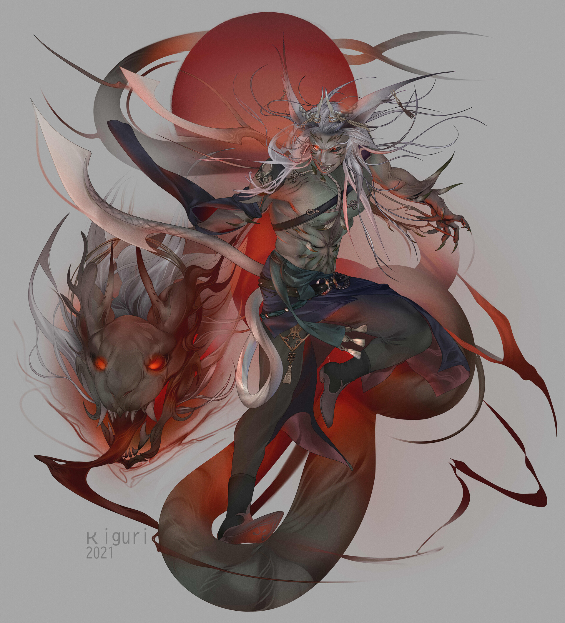 ArtStation - Vim and dragon