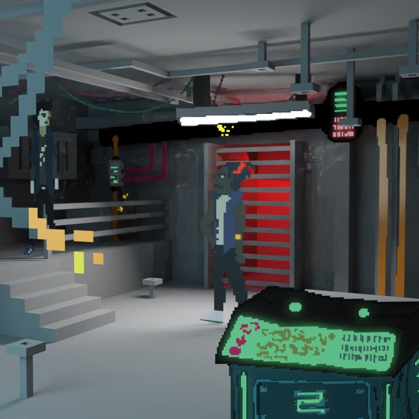 ArtStation - pixel_room