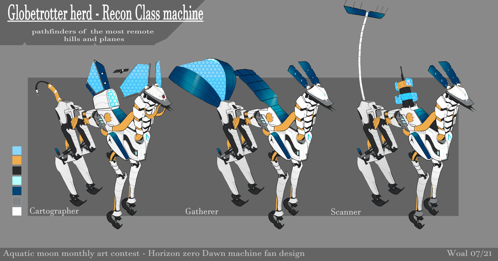 Cameron Slade - (fan art) Horizon zero dawn Machine concept