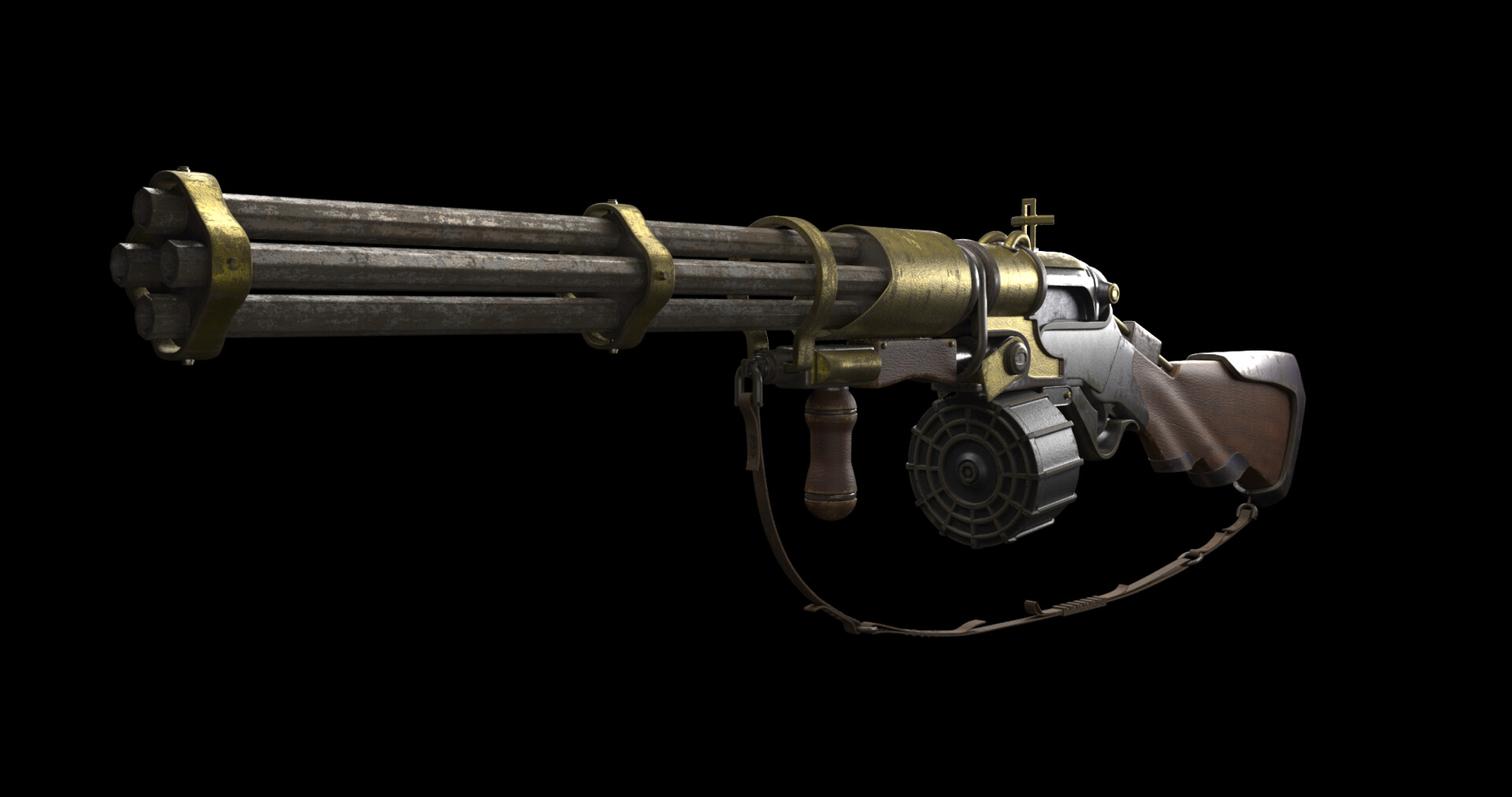 Steampunk Machine Gun Steampunk Machine Gun