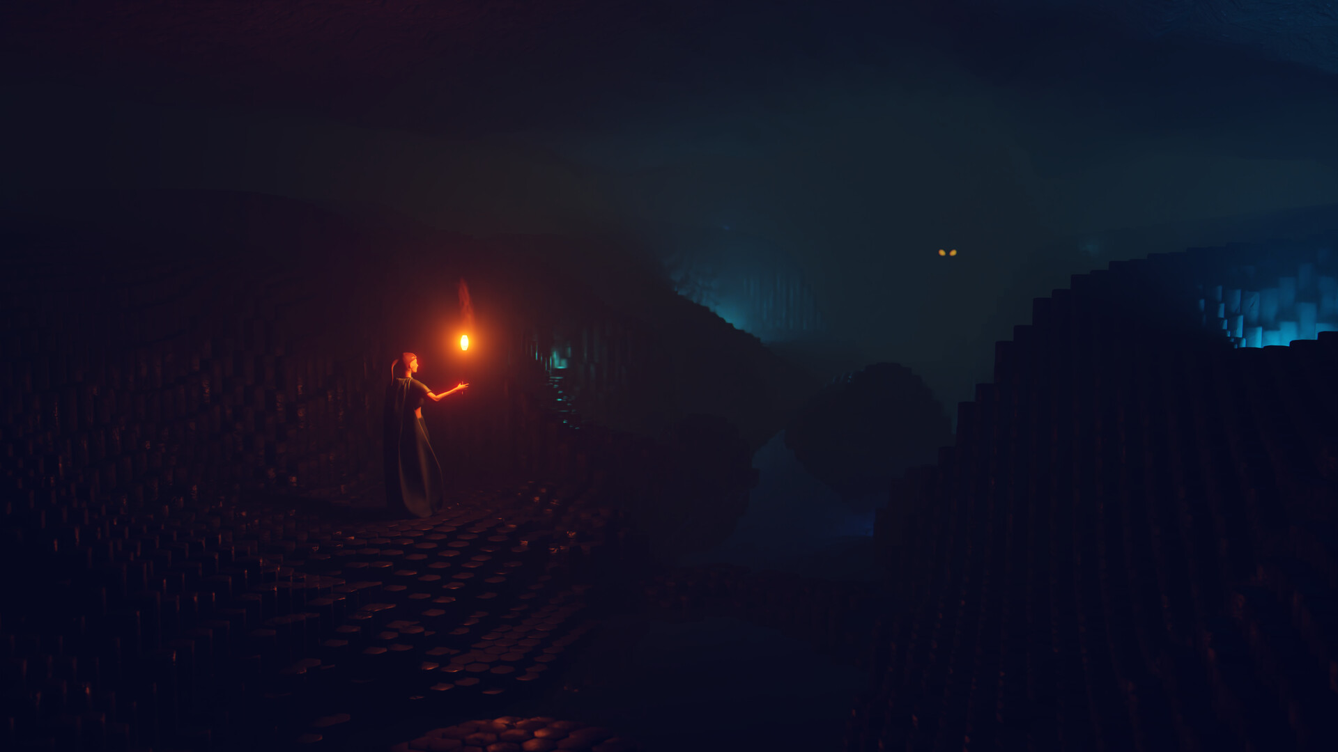 ArtStation - Exploring a cave