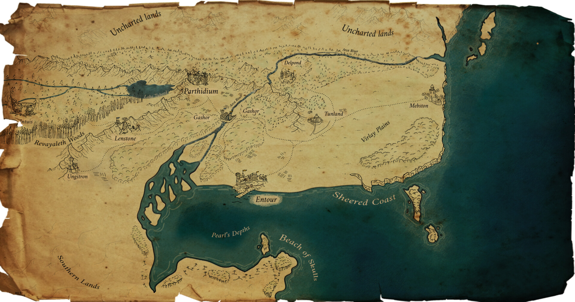 ArtStation - Charted regions of Vedanasir