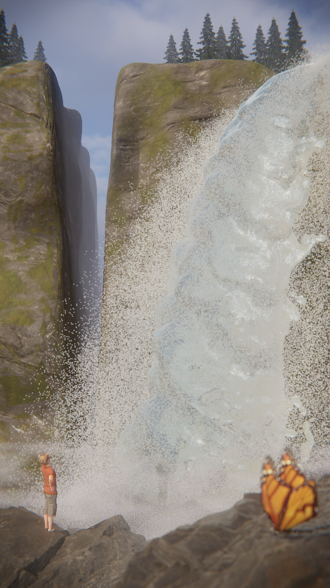 ArtStation - Scenic Waterfall