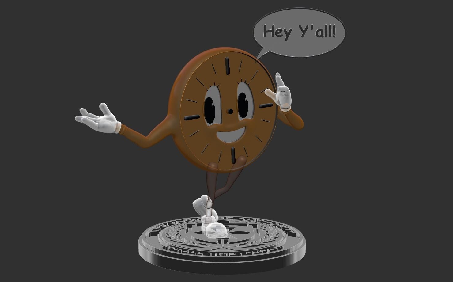 ArtStation - Miss Minutes From Loki Fanart for 3d printing Free