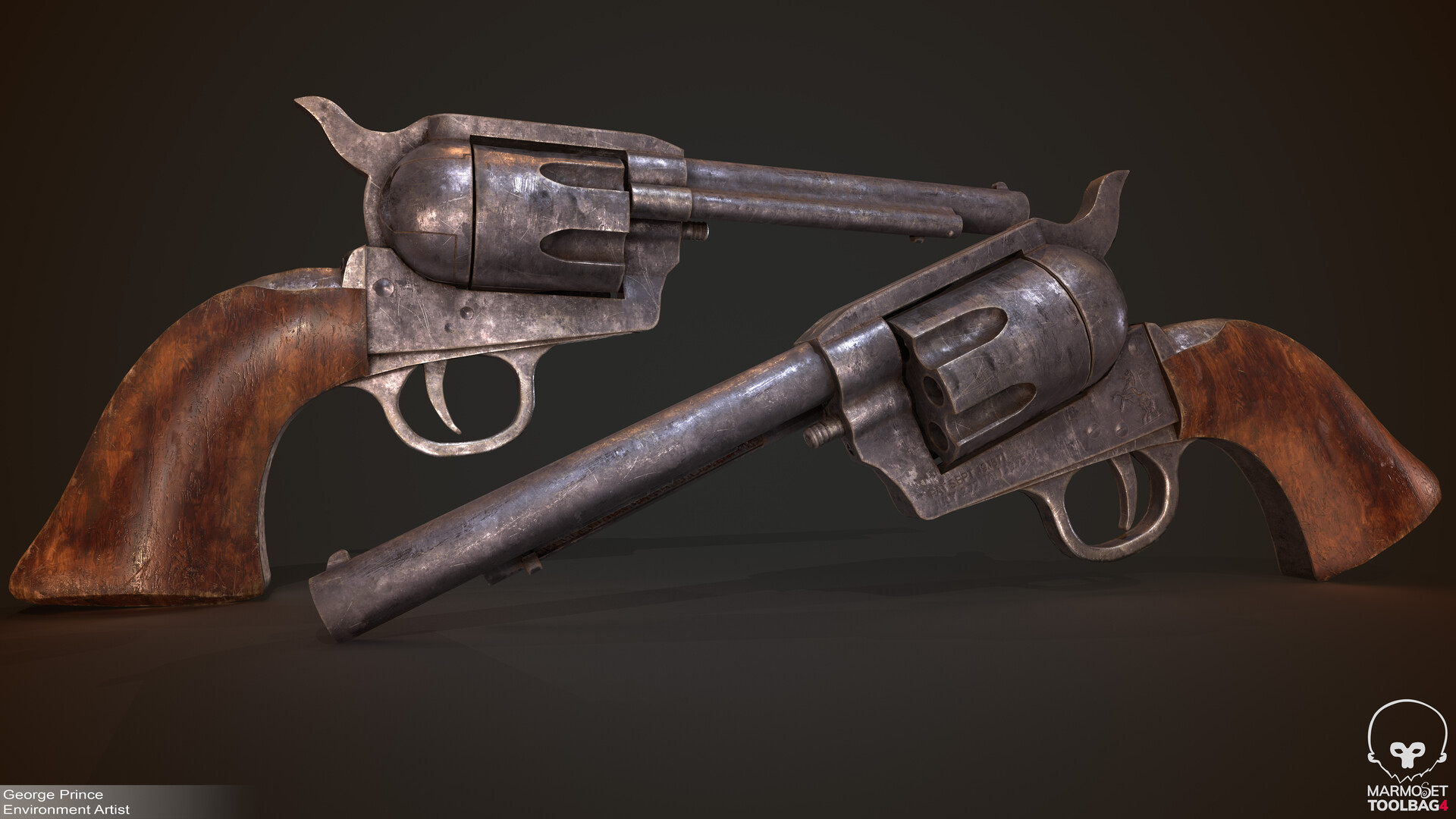 ArtStation - Colt Western Revolver