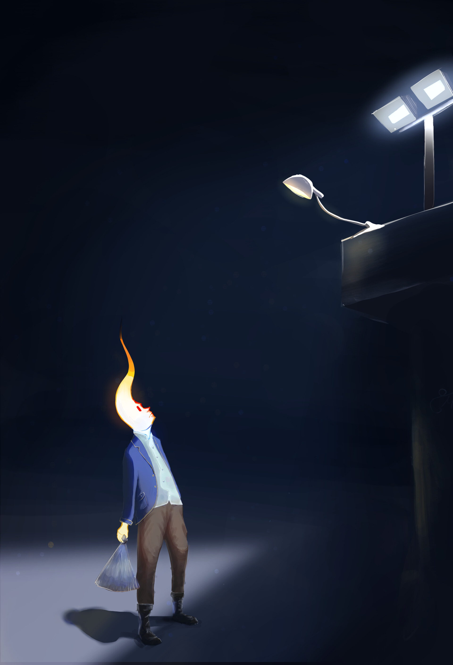 ArtStation - Lamp friend