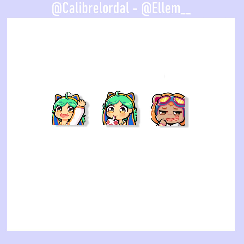 ArtStation - Twitch emotes commission for @karipanko