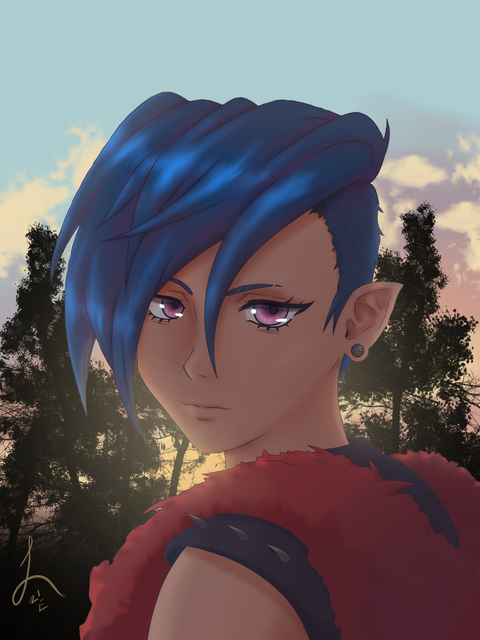 ArtStation - Sun girl