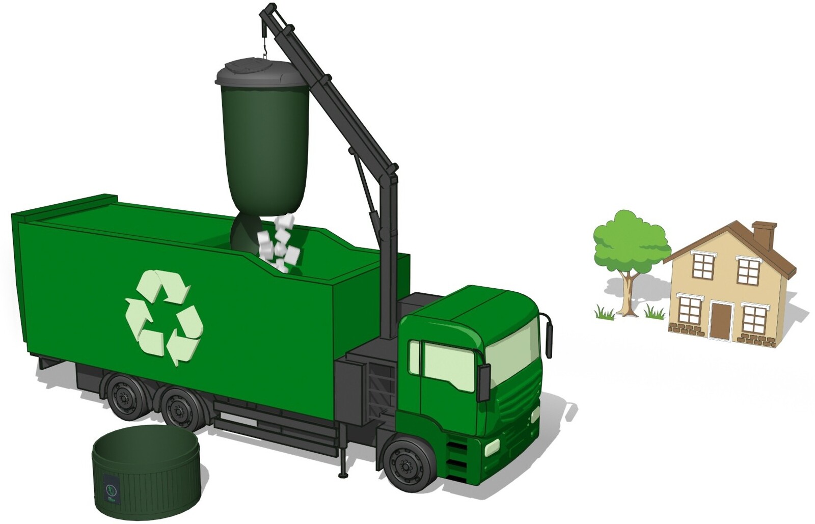 Mihai Vitega - 3D animation about waste management and recycling