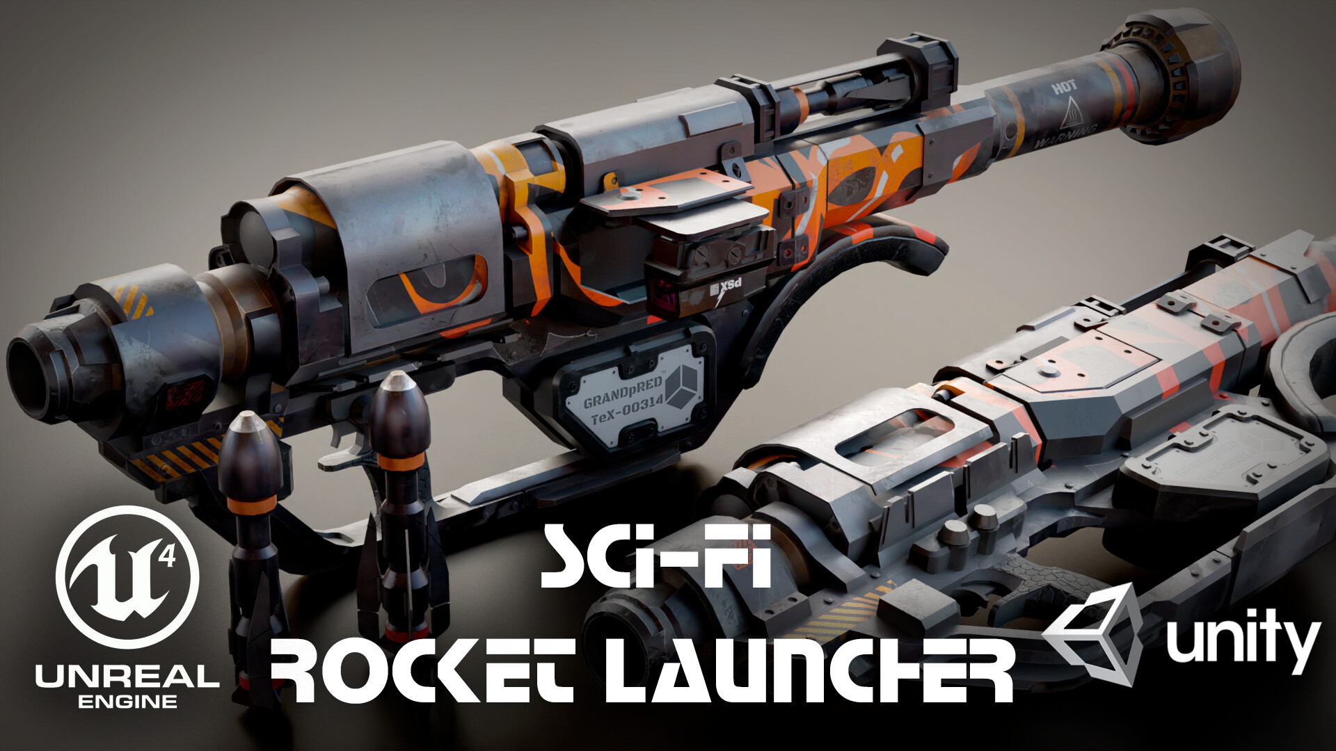 ArtStation - Sci-fi Rocket Launcher Skin Edition\No Skin