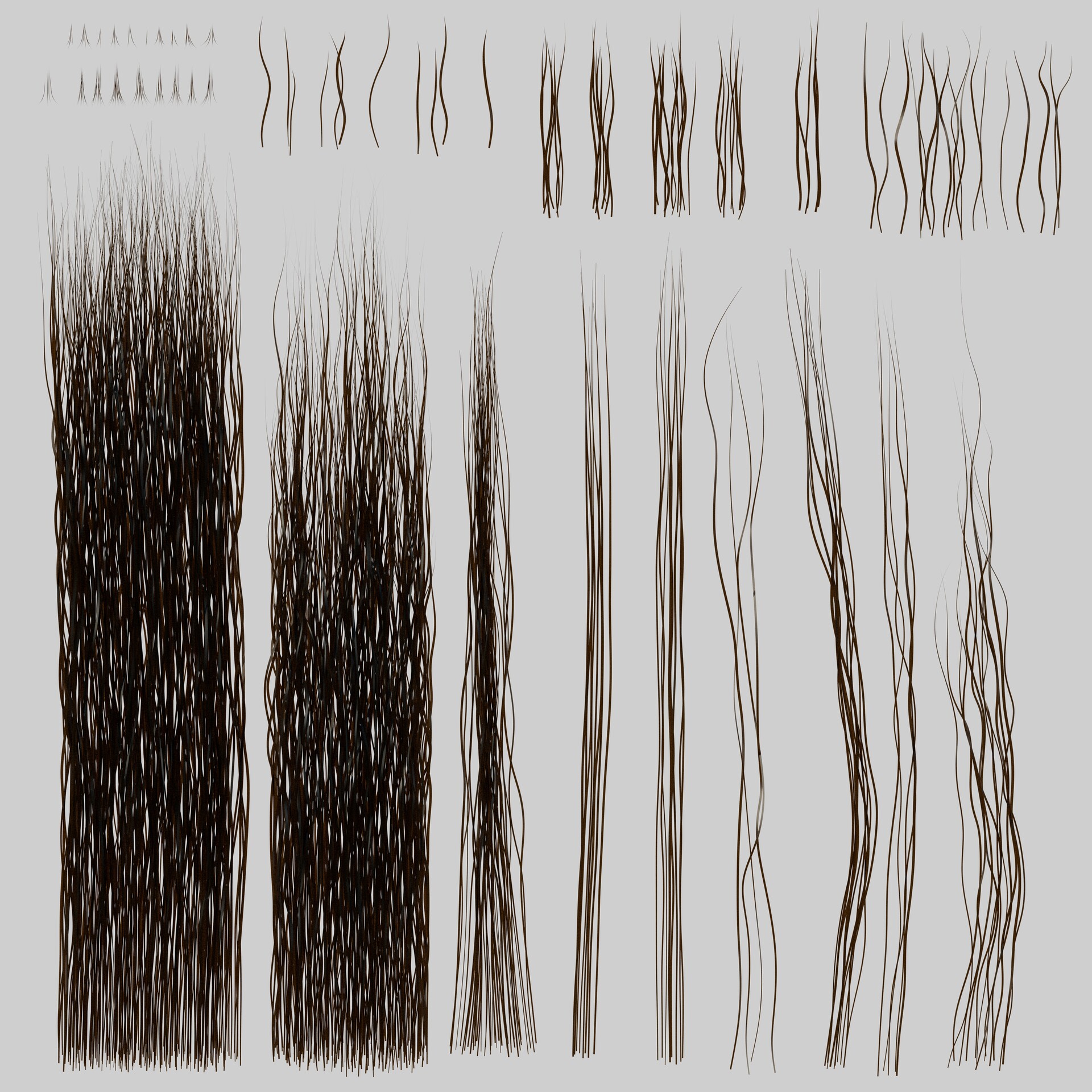 Pablo Morro - Female Character Hair cards