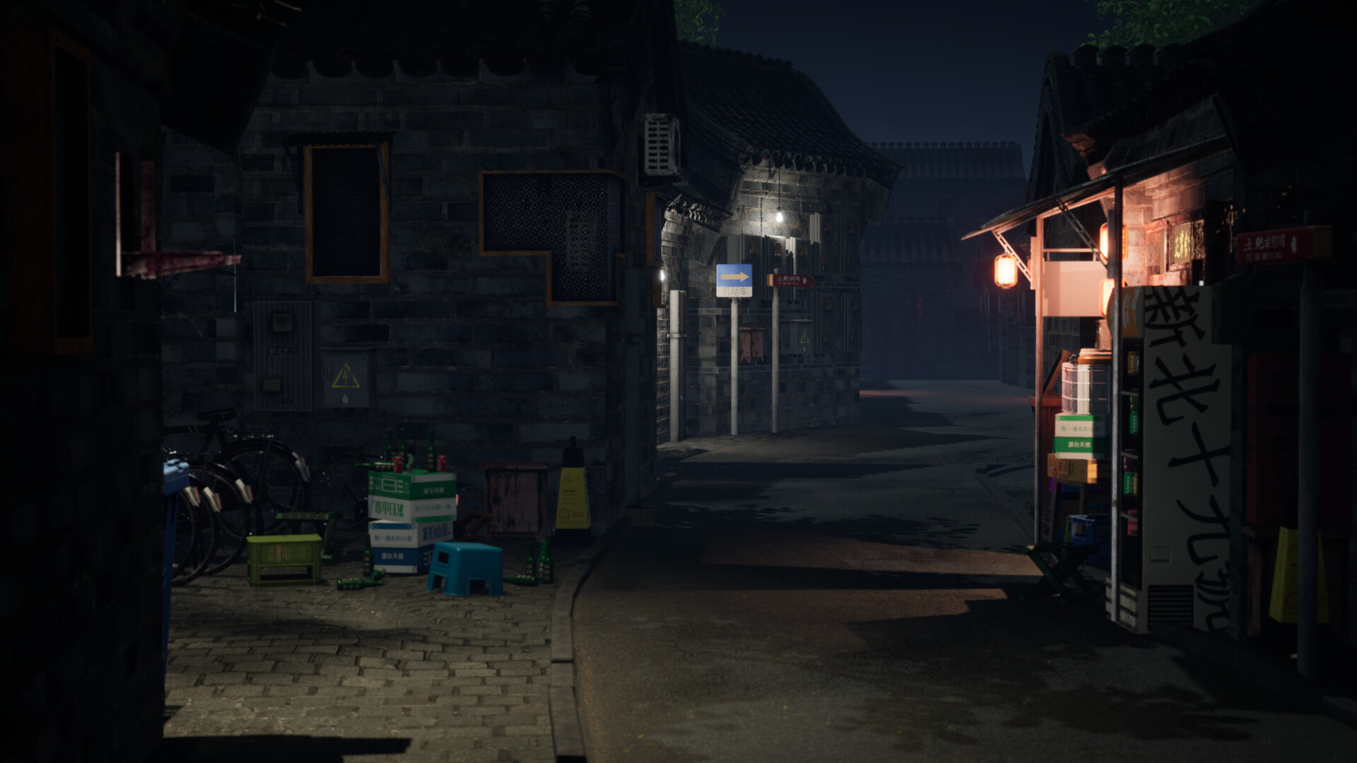 ArtStation - Chinese Alleyway