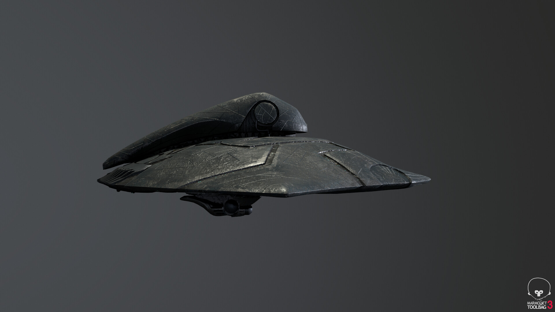 Independence Day Ship Model