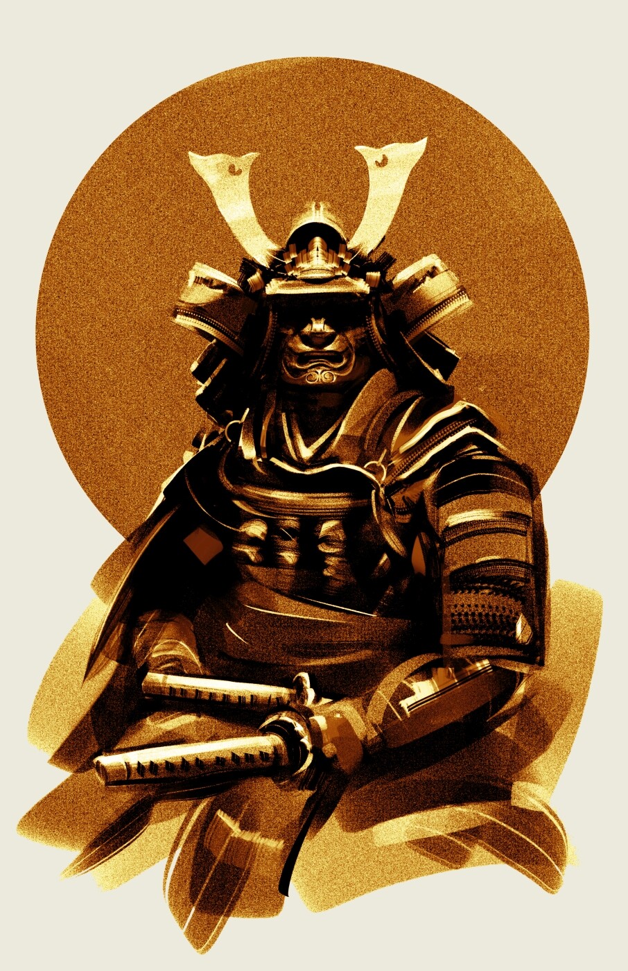 ArtStation - Samurai and knights sketches