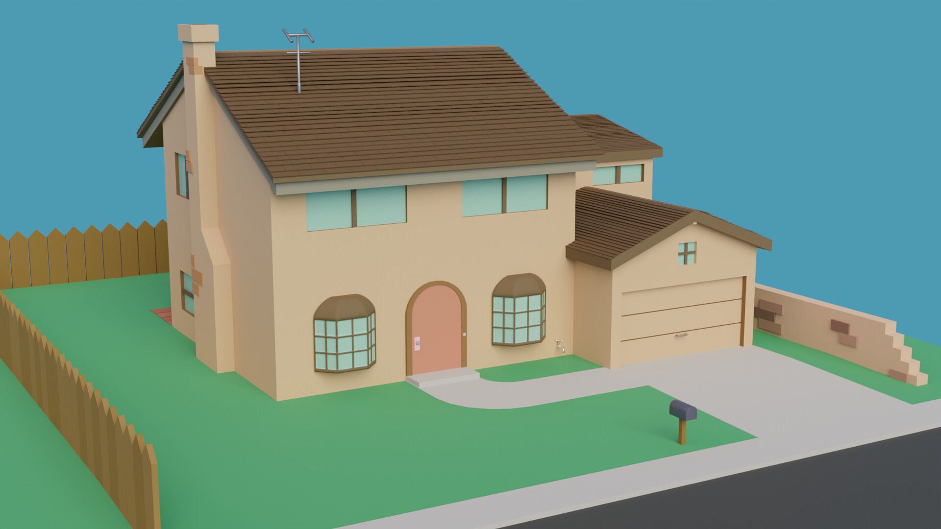 ArtStation - Simpsons House