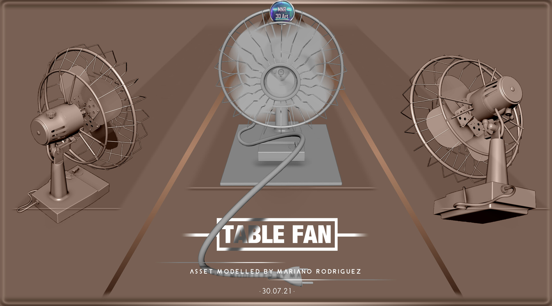 ArtStation - Table Fan
