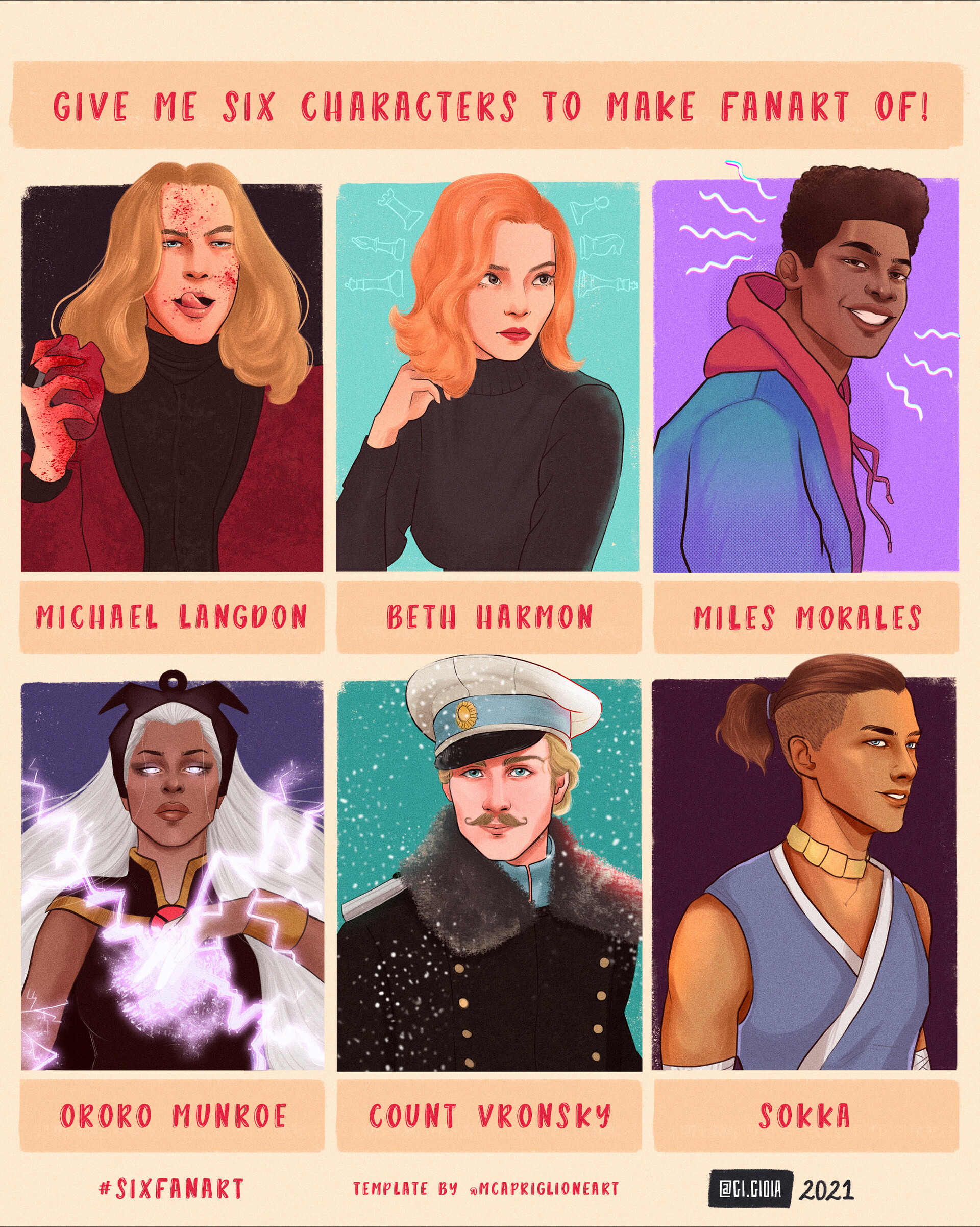 ArtStation - Six Fanarts Challenge