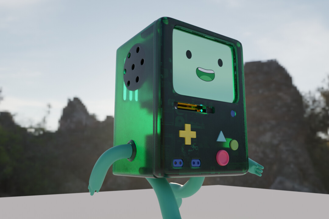 ArtStation - BMO Adventure Time Blender 3D
