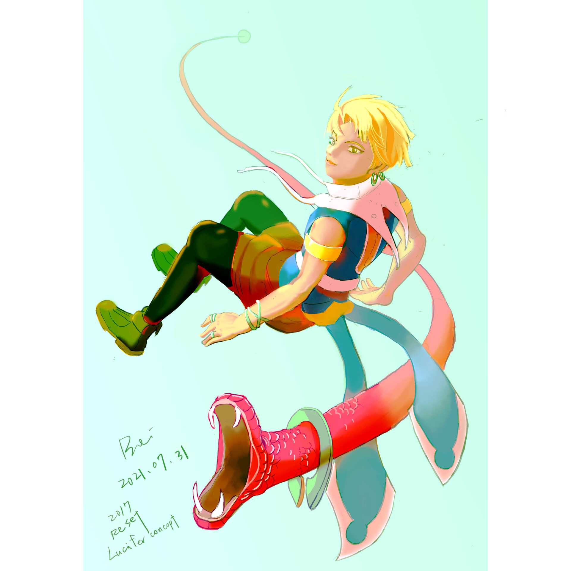 ArtStation - character concept_Lucifer