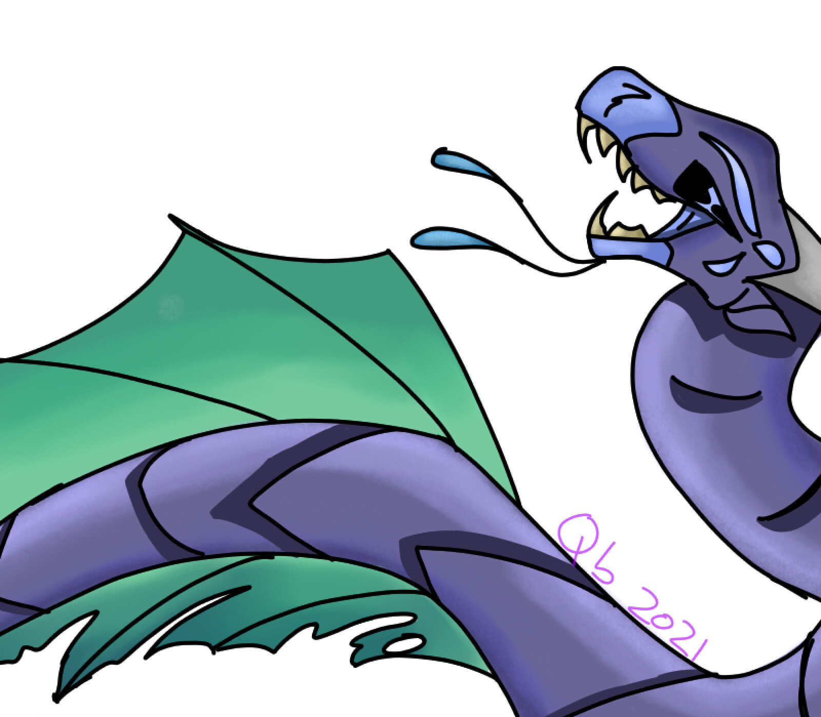 ArtStation - Sea Dragon (Art Process included, please start from the ...