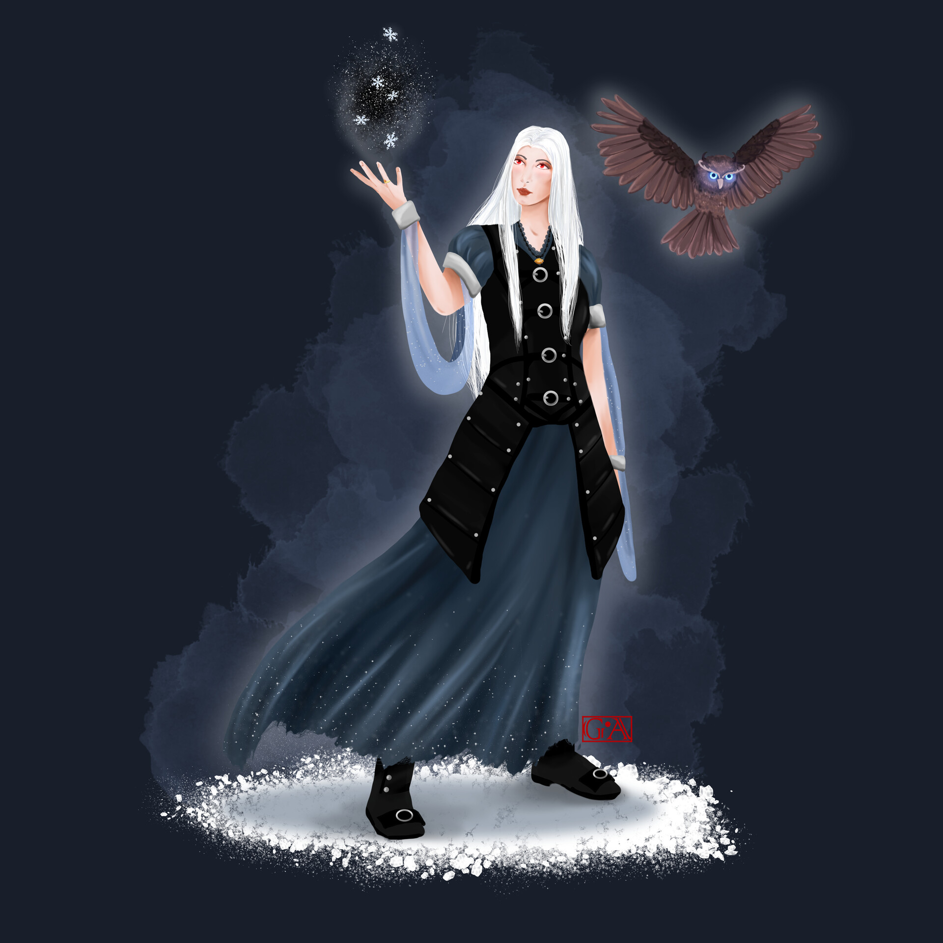 ArtStation - Ice and shadow caster