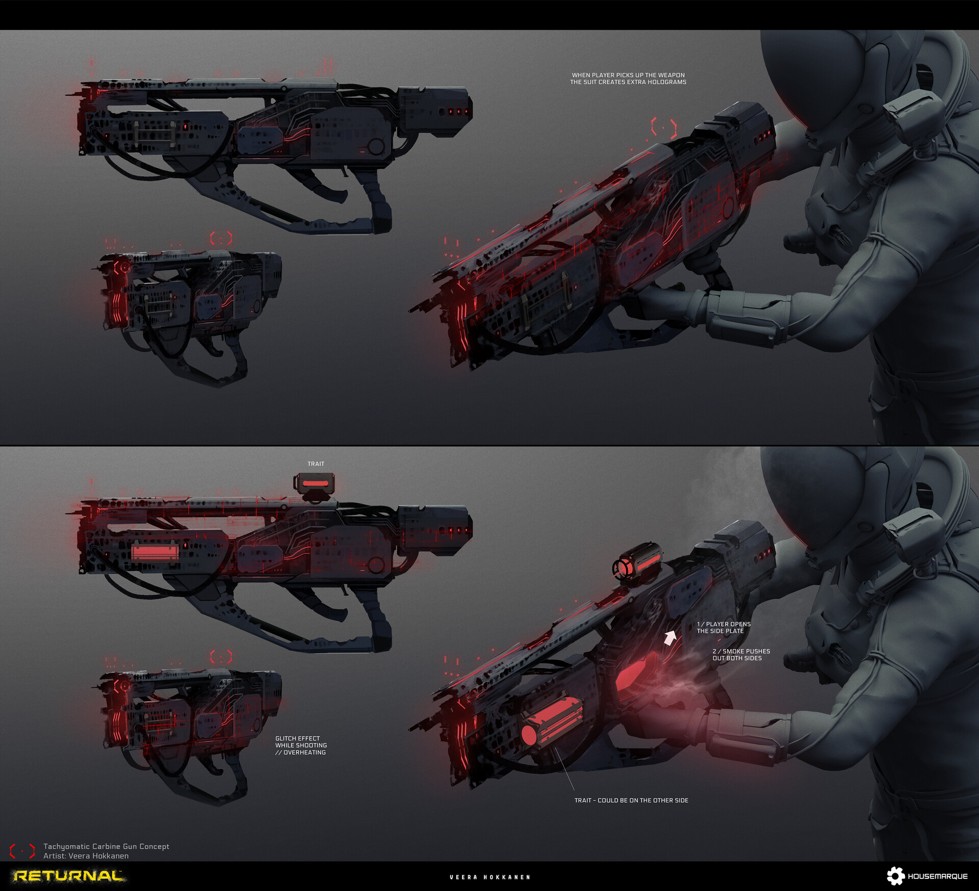 Returnal — Weapons by Veera Hokkanen — ProUser.Me