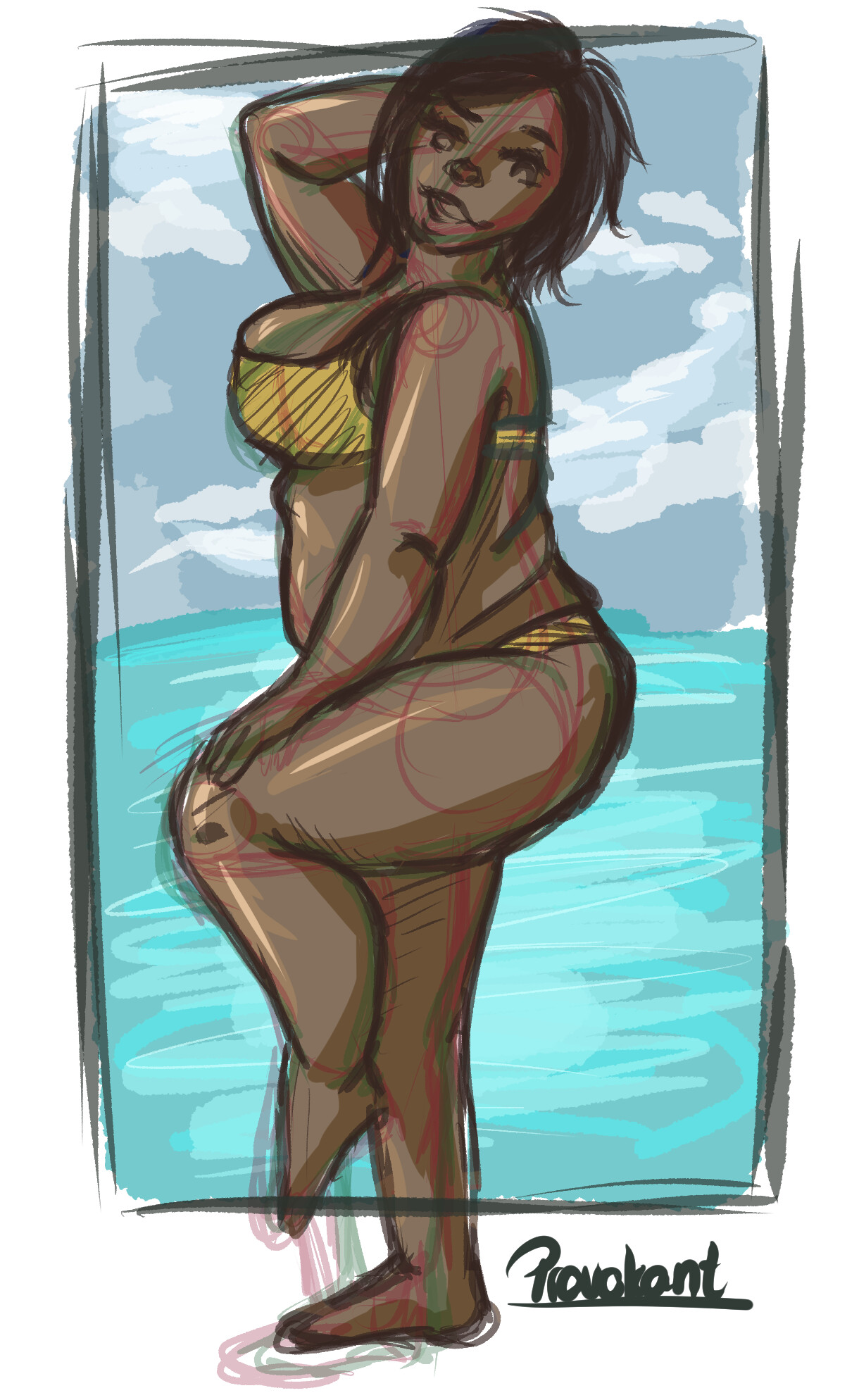 ArtStation - Beach day