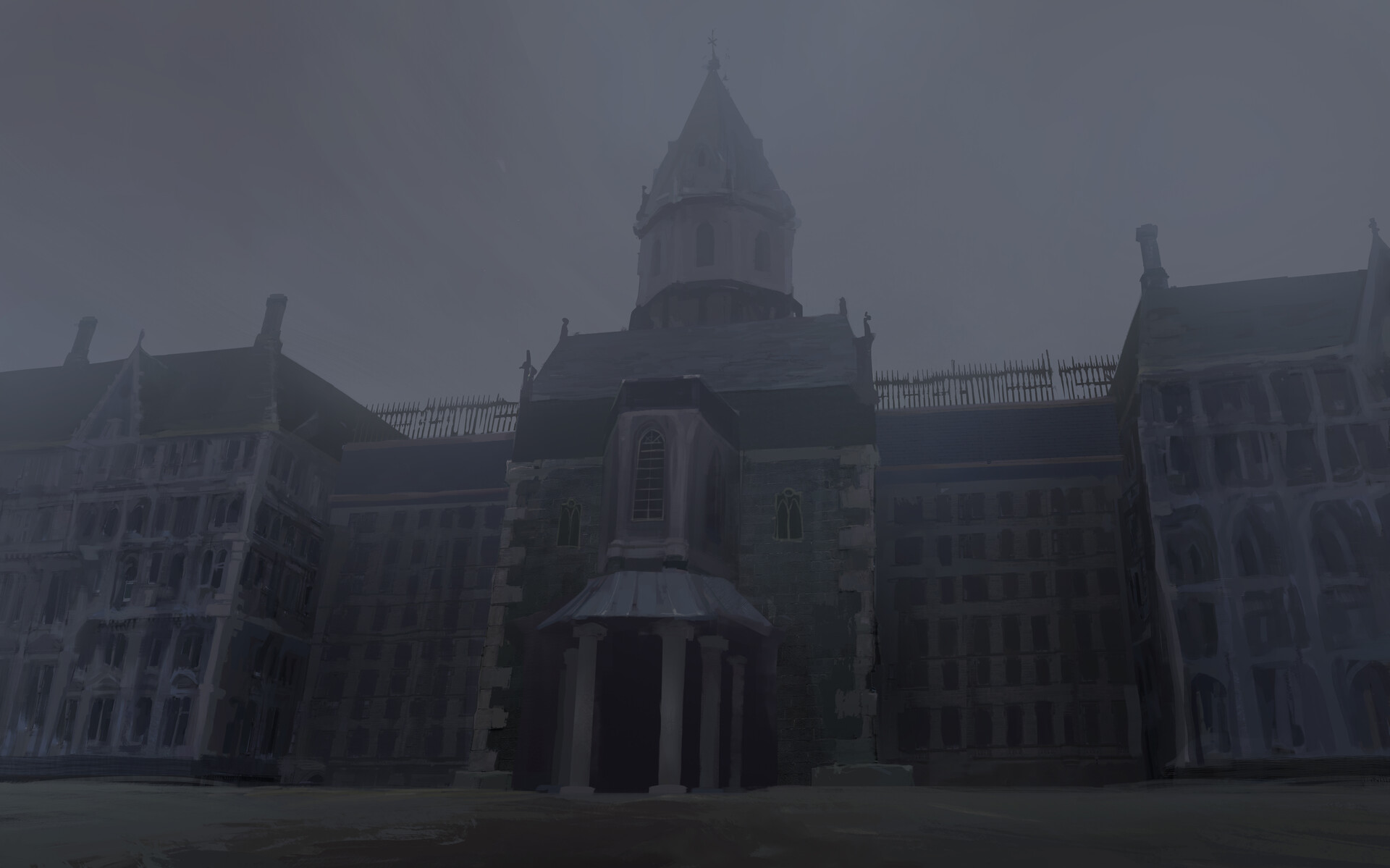 ArtStation - Revised School Building