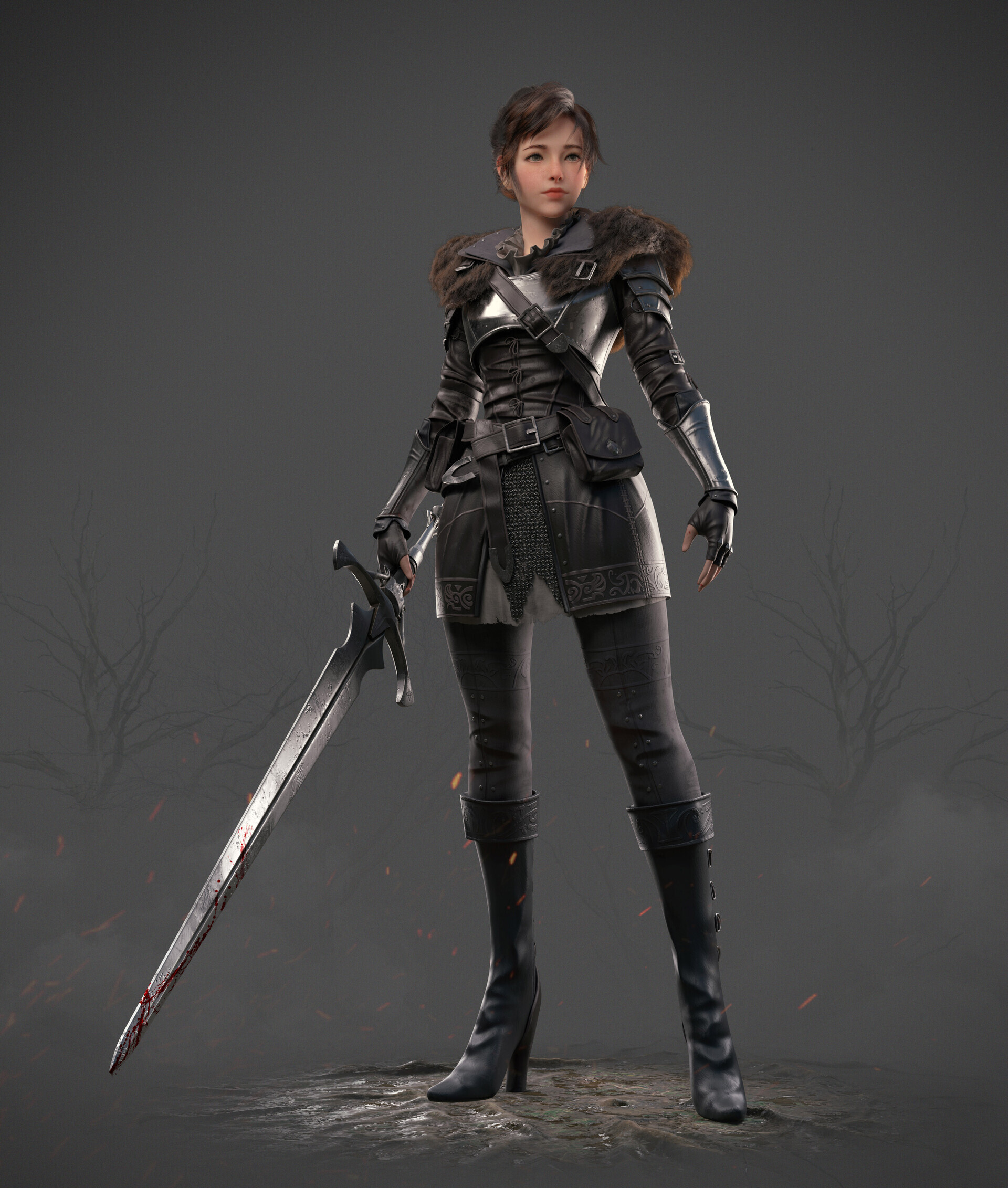 Medieval Assassin Woman