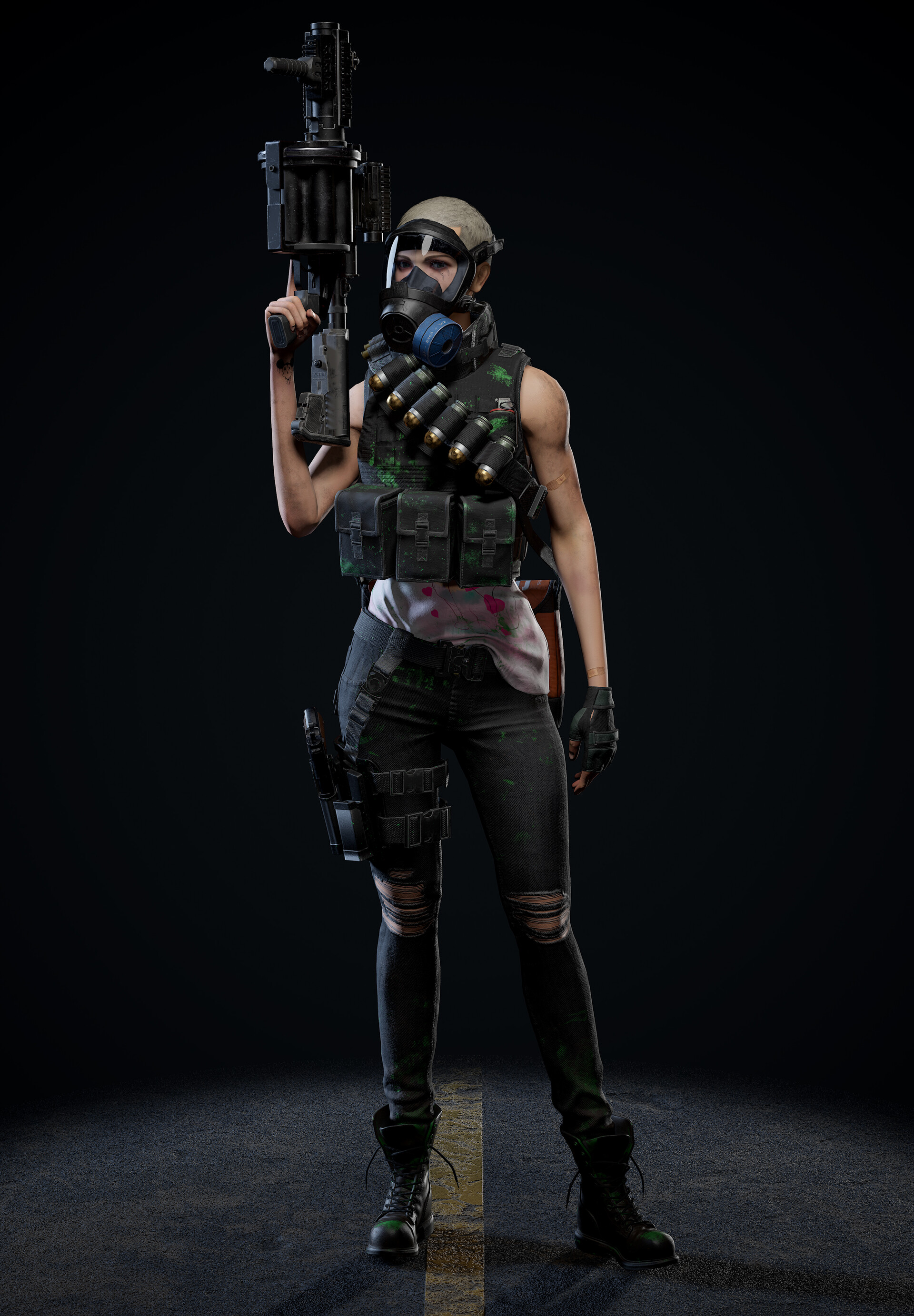 YunSu Kwon - Division2 Hyenas Fanart