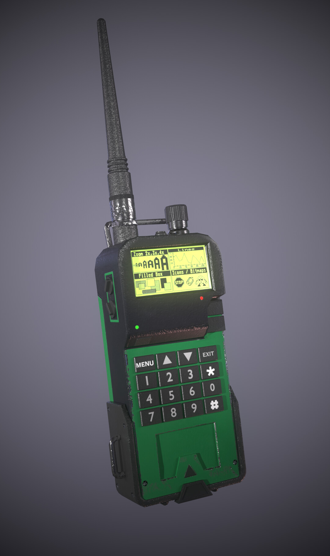 ArtStation - Handheld Radio