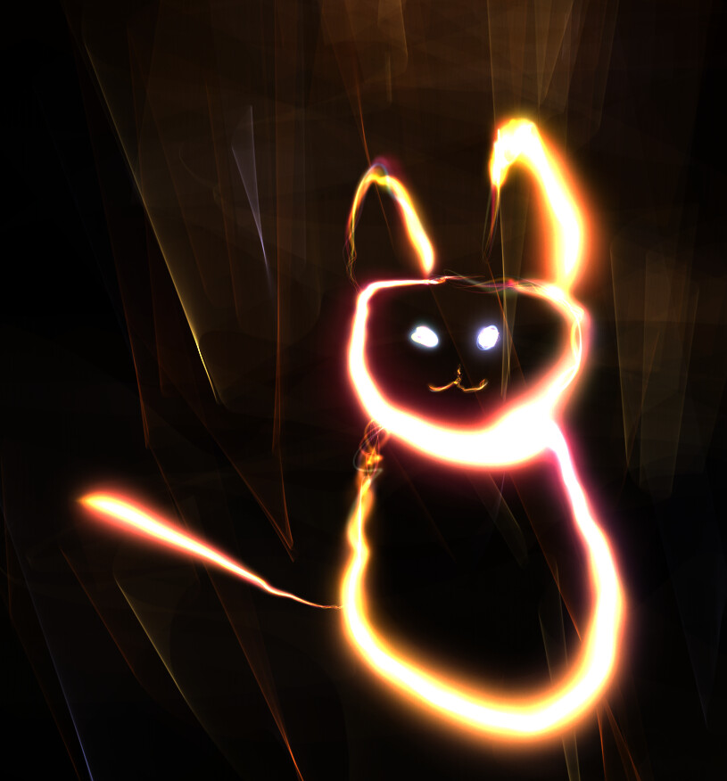 ArtStation - Fire Cat