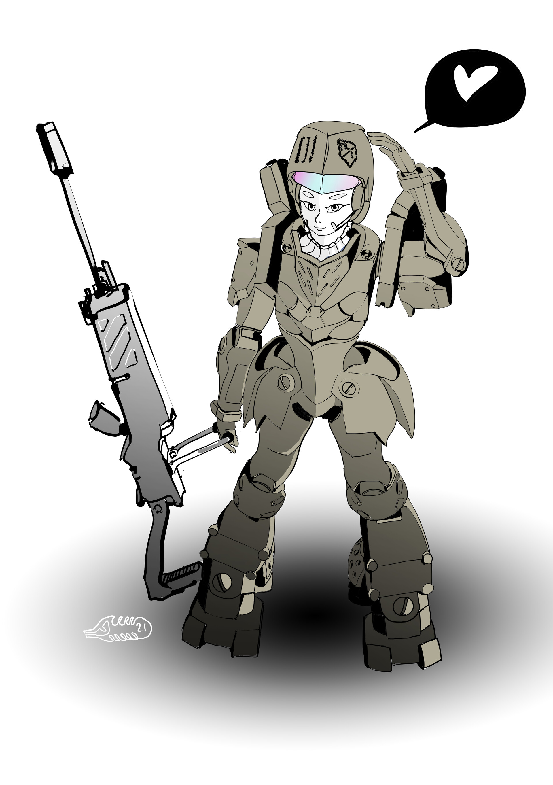 ArtStation - Gasaraki Raiden Girl