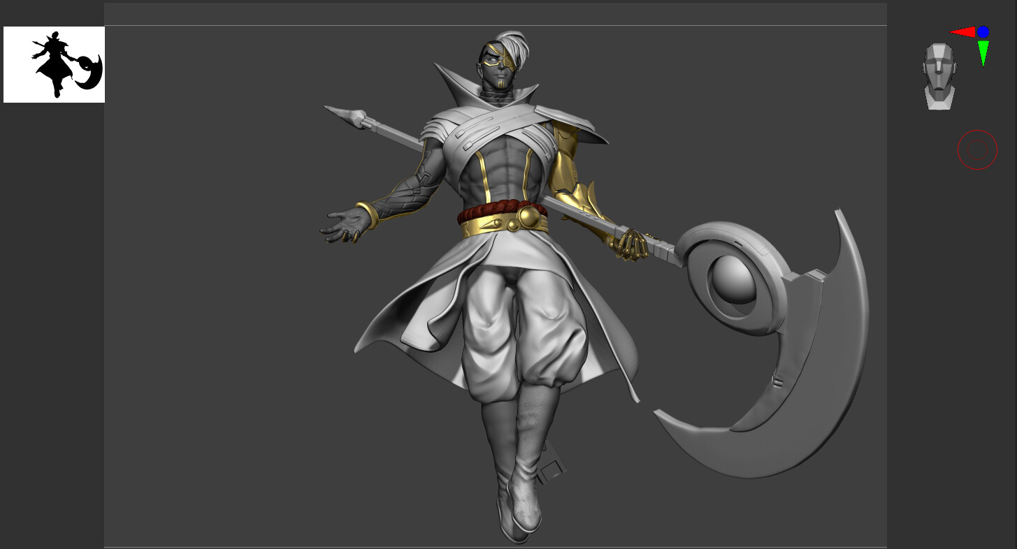 ArtStation - kayn odyssey zbrush 3d printing