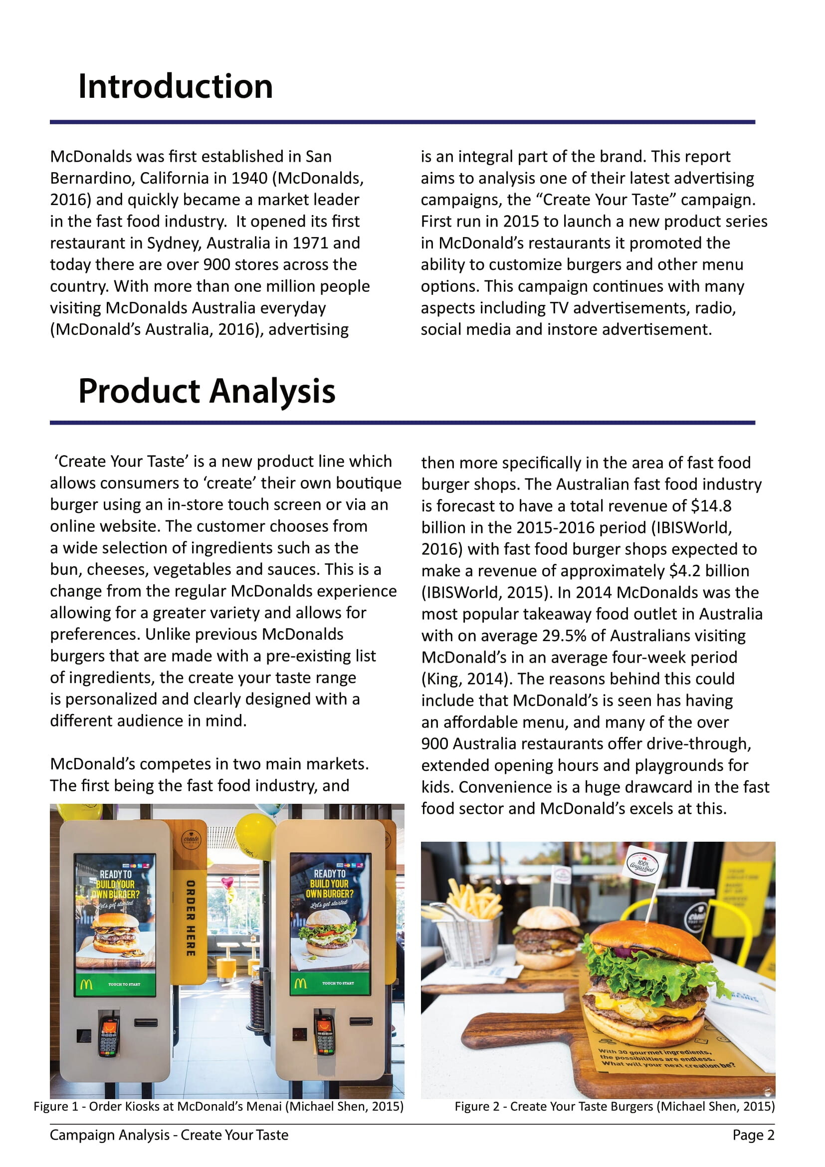 Shona Robinson - Create Your Taste - Campaign Analysis