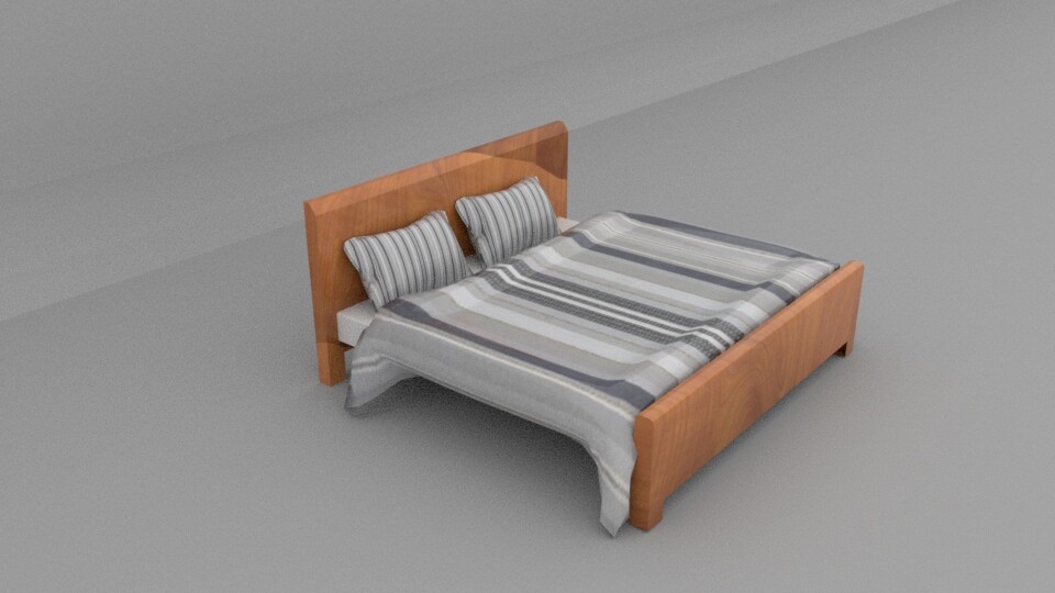 ArtStation - 3d bed