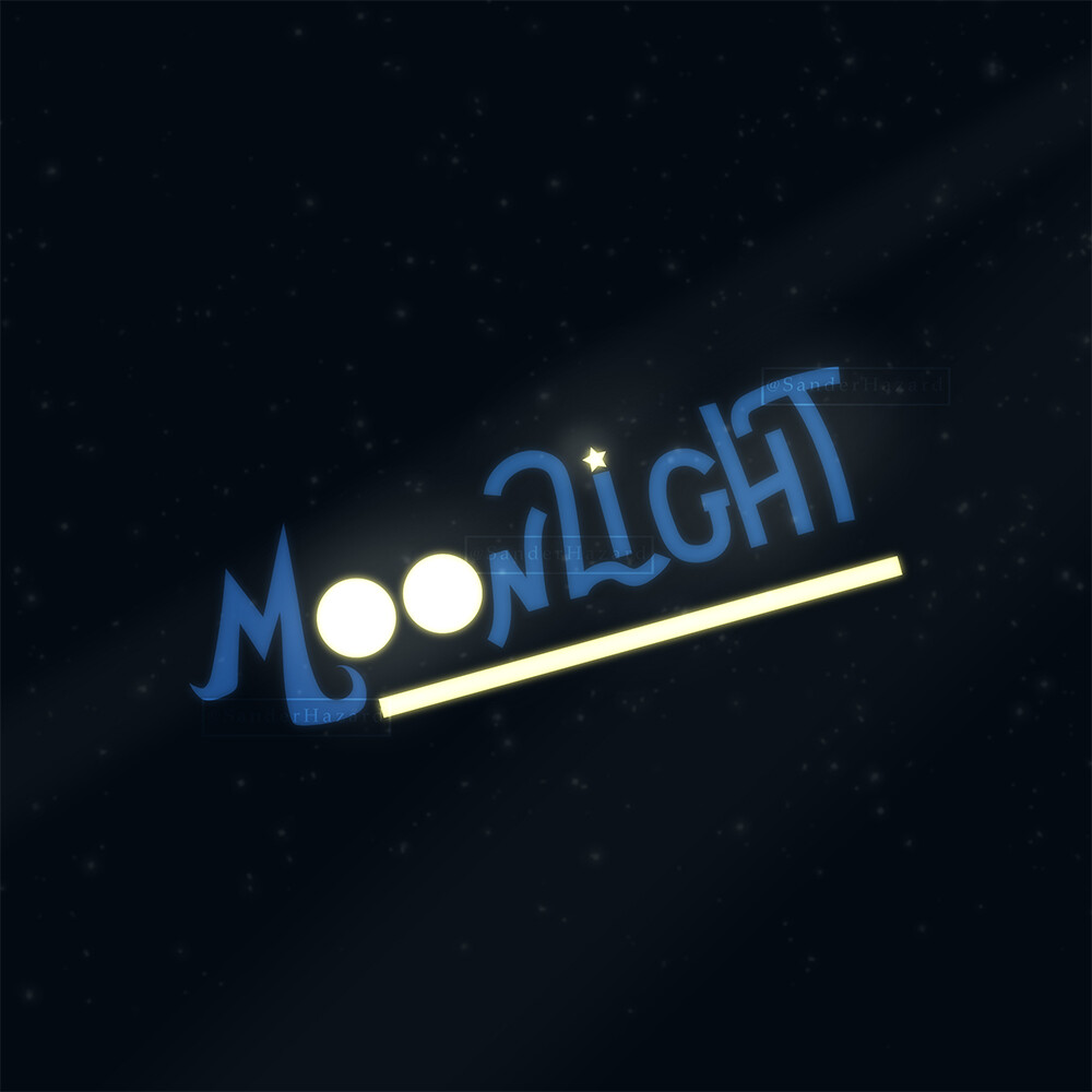 Sander Hazard - Moonlight - Logotype