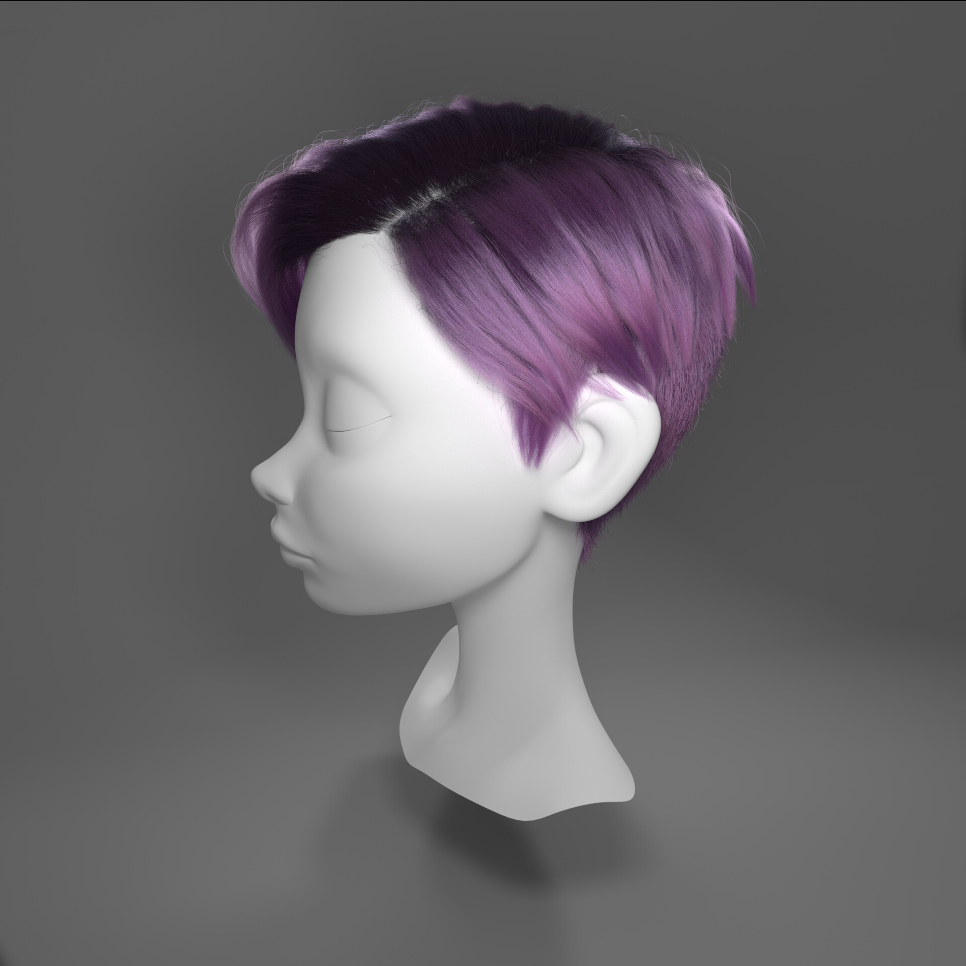 ArtStation - Stylized hair