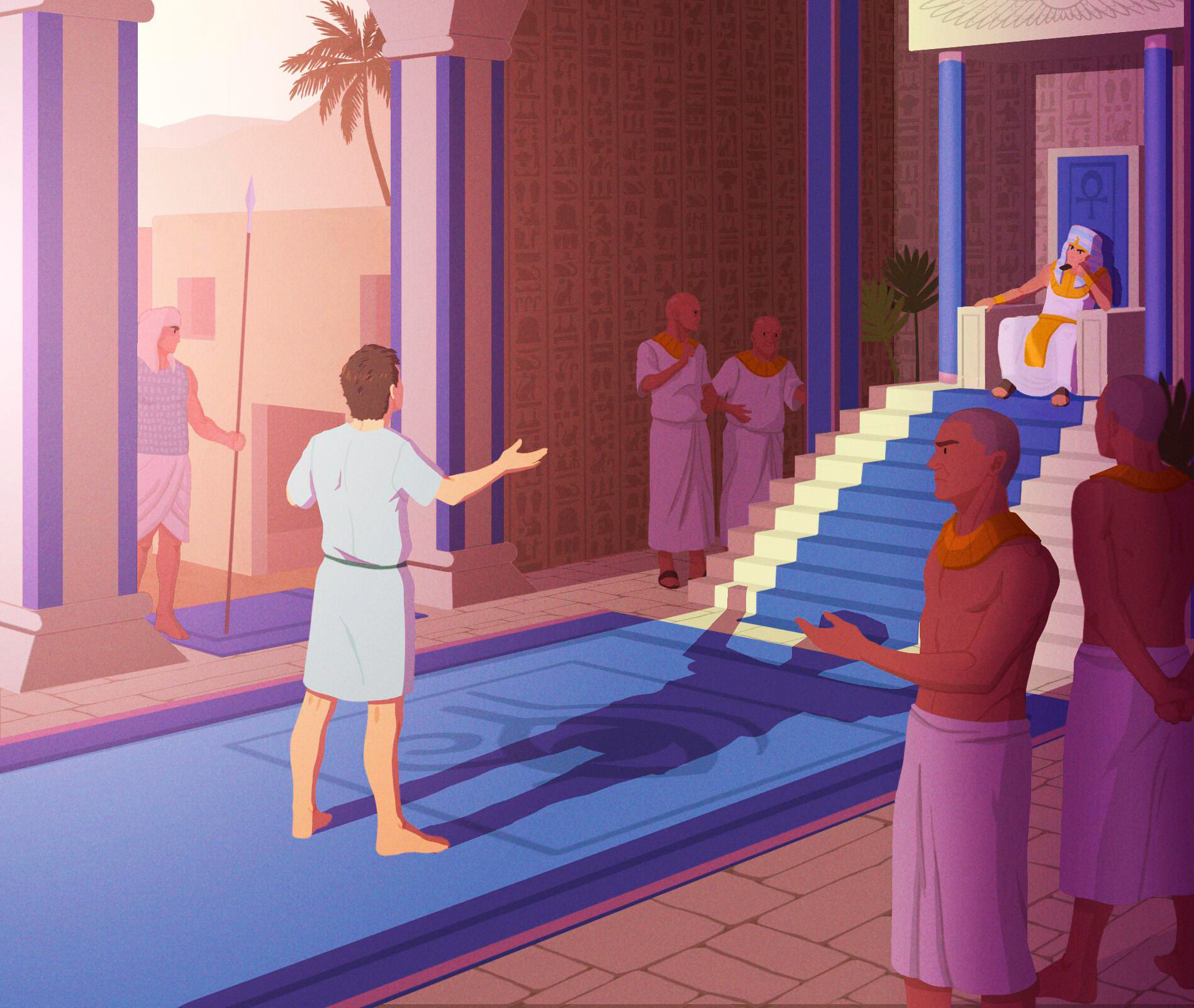 ArtStation - Joseph interprets Pharaoh's dreams