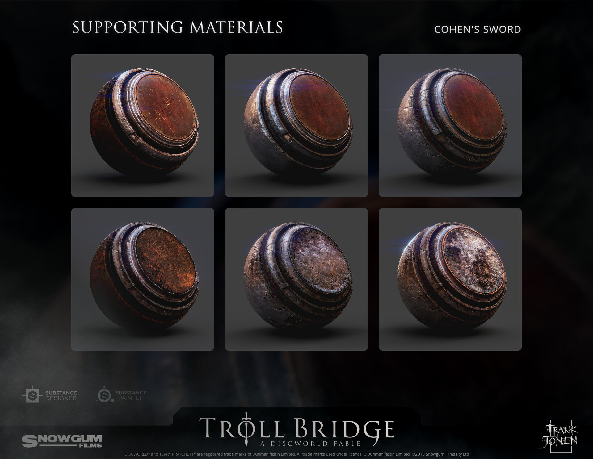 Frank Jonen - Troll Bridge Lettering - Materials: The Sword (Blade and ...