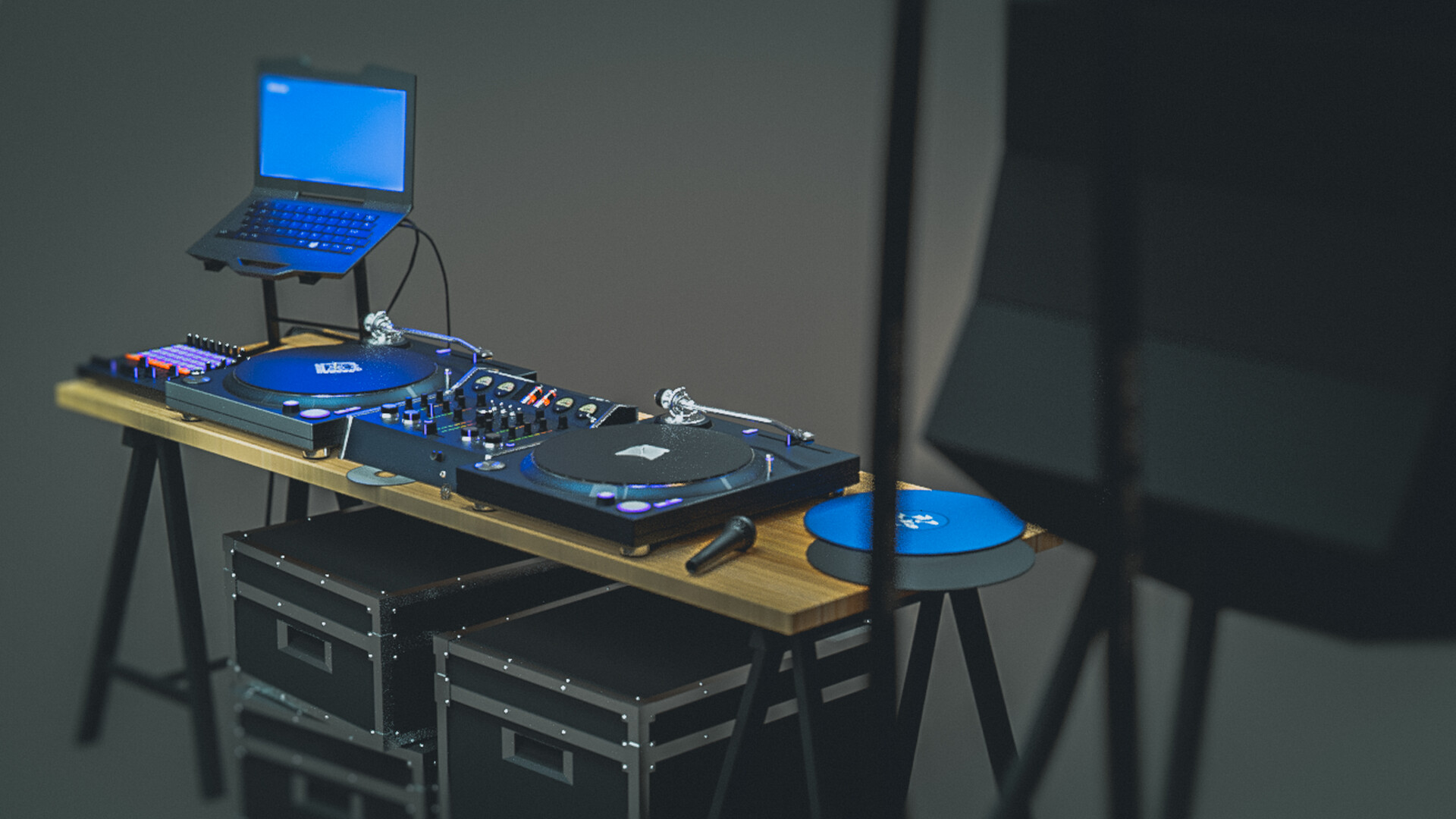 ArtStation - DJ booth