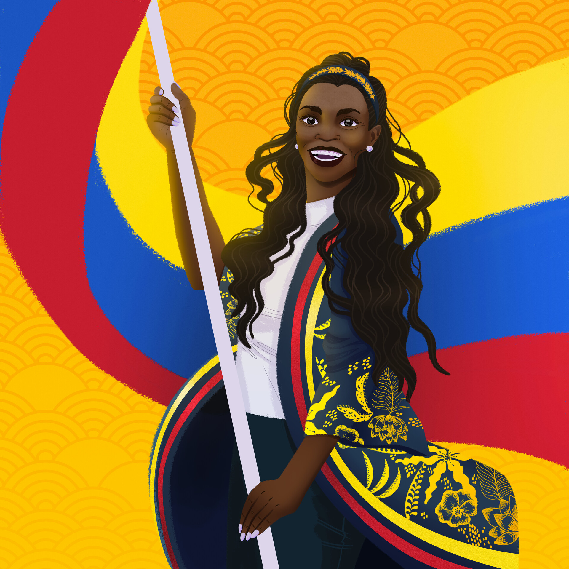 ArtStation - Caterine Ibargüen, The Colombian Queen of Triple Jump